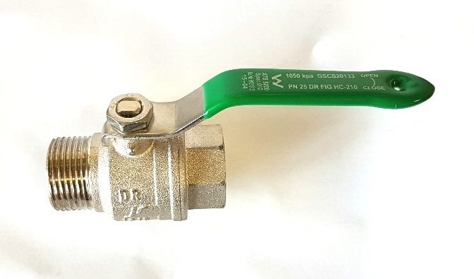25mm Ball Valve M/F Water Tank Accessories - Bushman Tanks