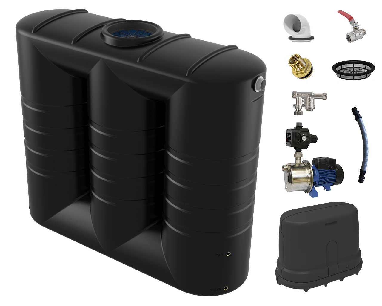 2000L Slimline Rainwater Tanks for Sale | Bushman Tanks