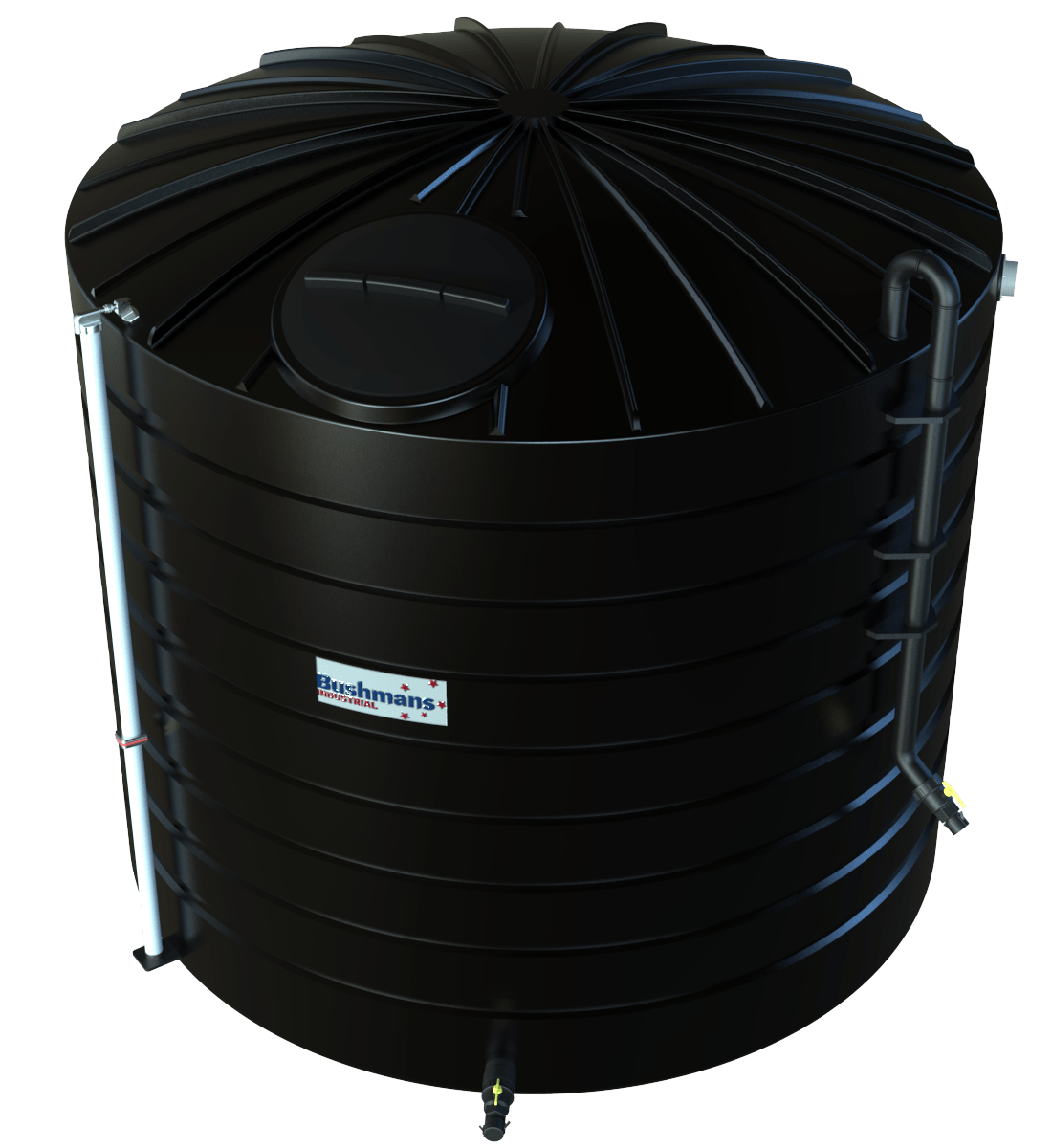 10,000 Litre Domed Rain Water Tank Information - Bushman Tanks