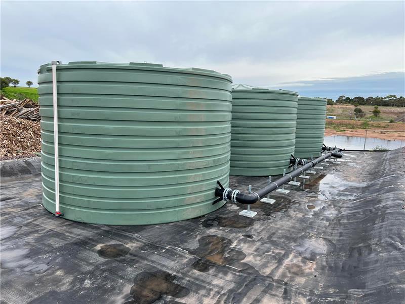 46,400 Litre Industrial Round Tank - Bushmans Industrial Tanks