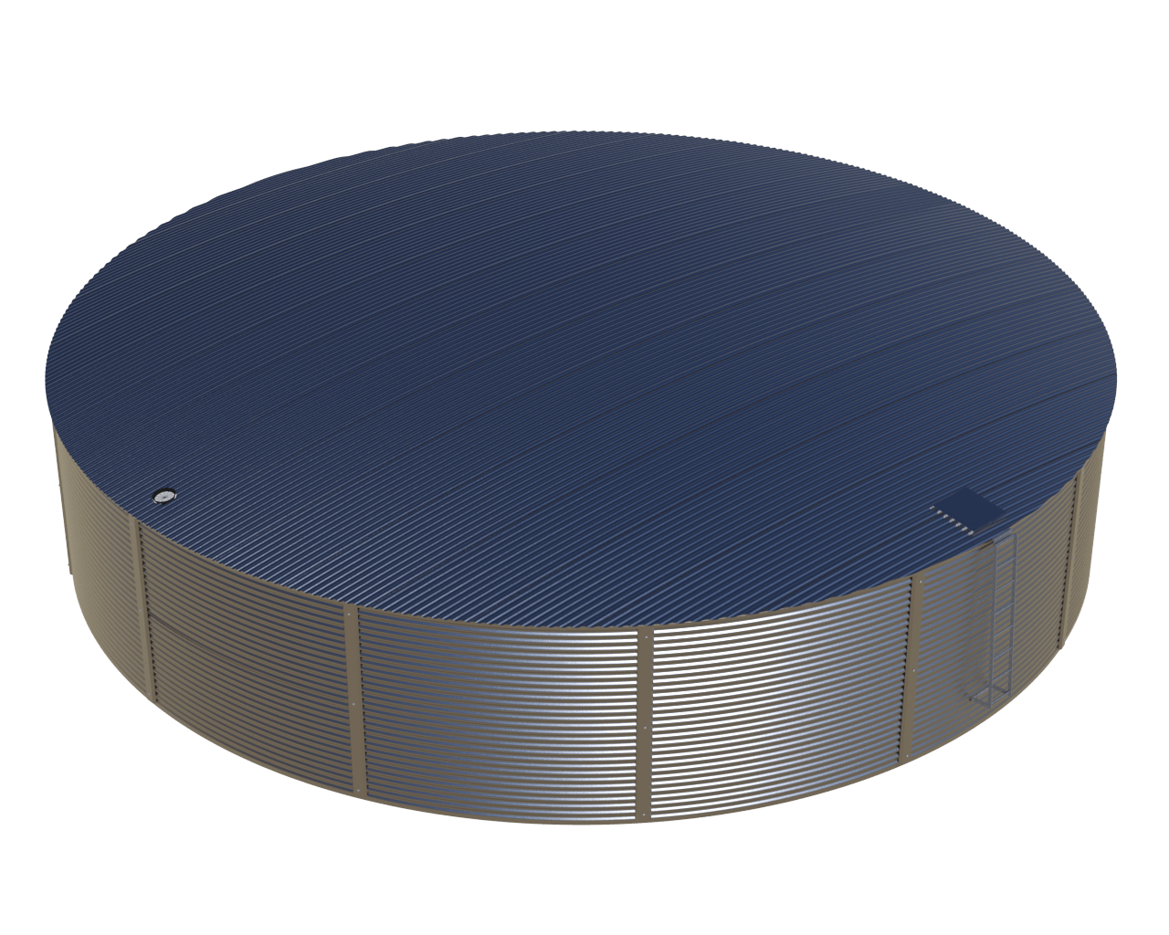 Circular Steel Water Tank Design Calculation - Design Talk