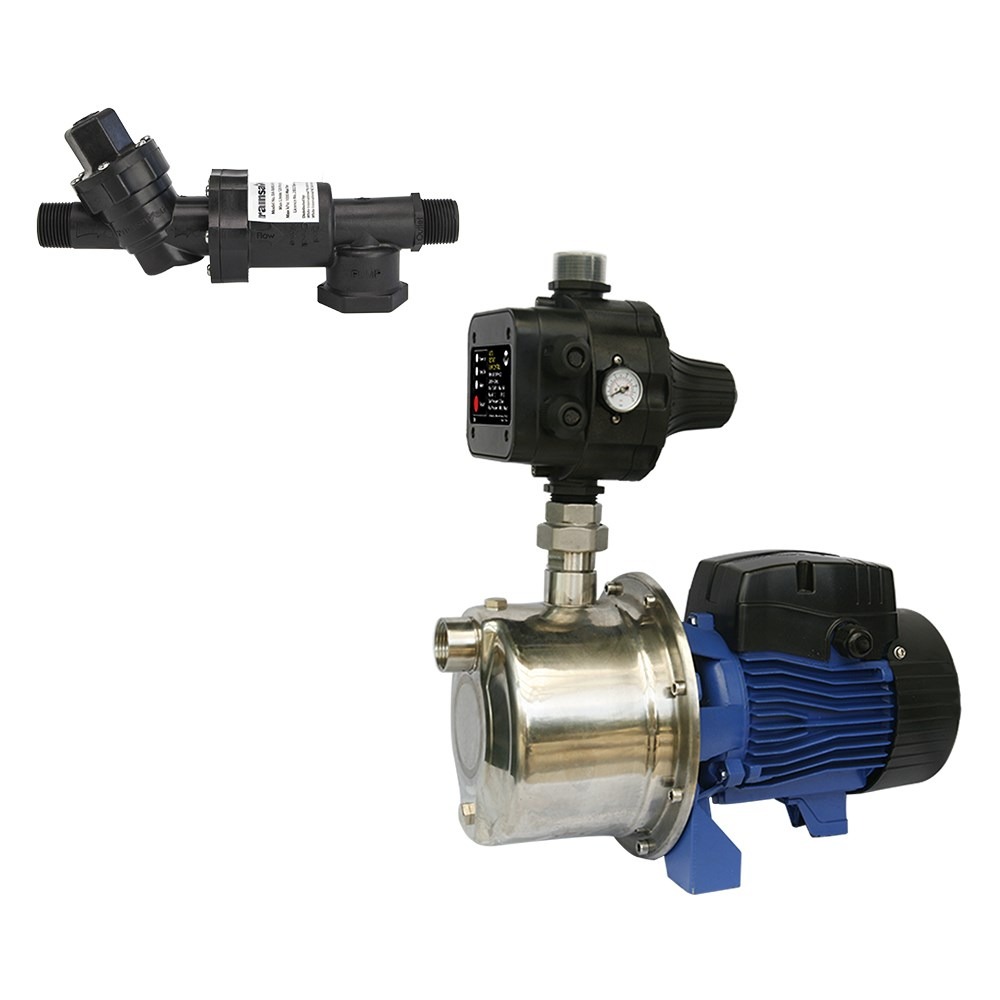 5 Tap 50L/Min Pump & Mains Hydraulic Changeover Unit - Bushman Tanks