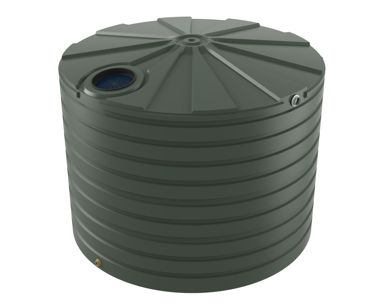46,400 Litre Round Stormwater Tank - Bushmans Industrial Tanks