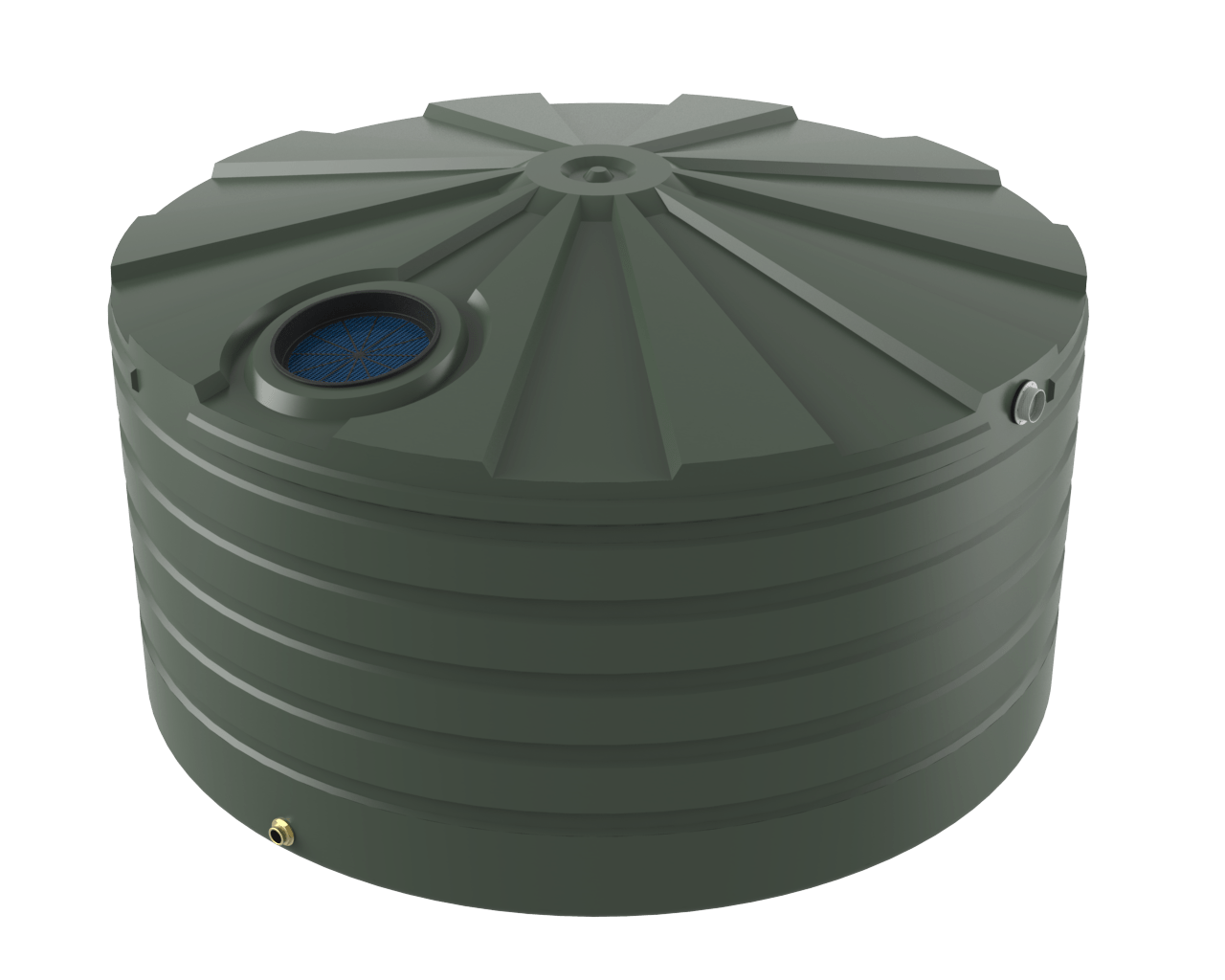 5,000 Litre Squat Stormwater Tank - Bushmans Industrial Tanks