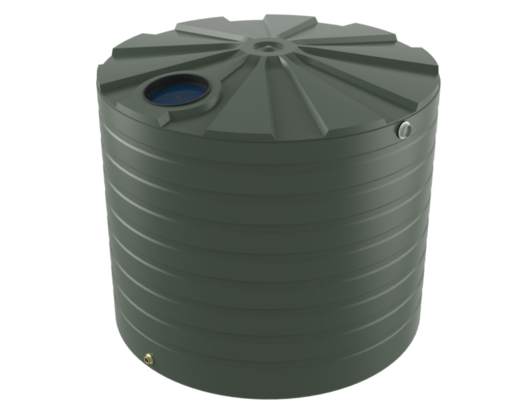 1,500 Litre Round Stormwater Tank - Bushmans Industrial Tanks