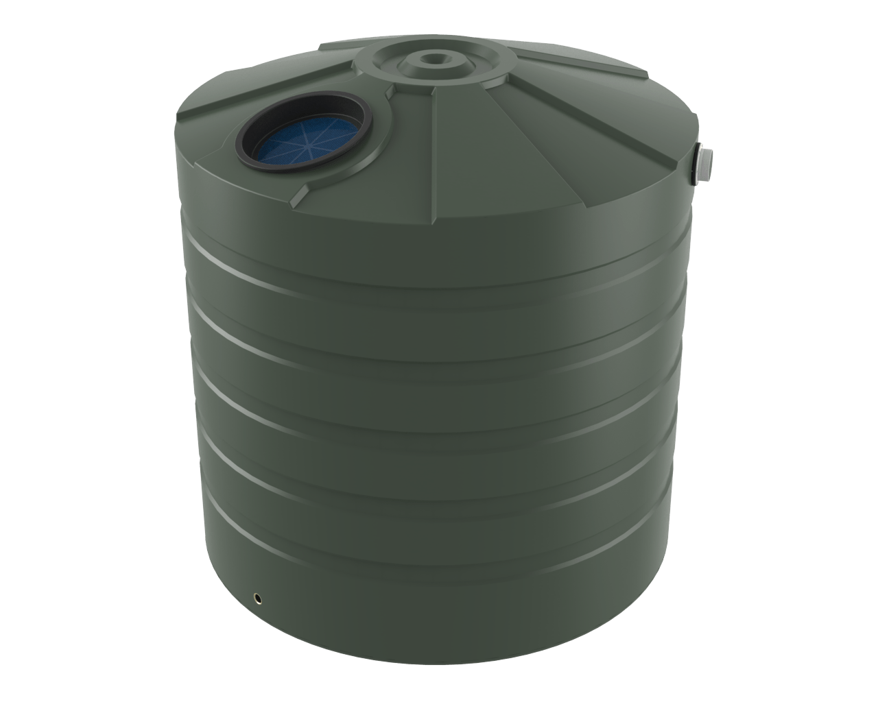 2,550 Litre Tall Stormwater Tank - Bushmans Industrial Tanks