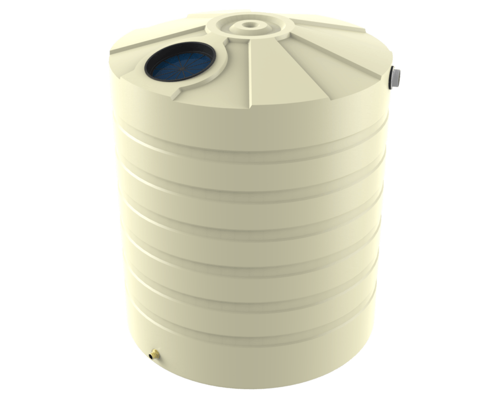 1,200 Litre Round Water Treatment Tank - Bushmans Industrial Tank