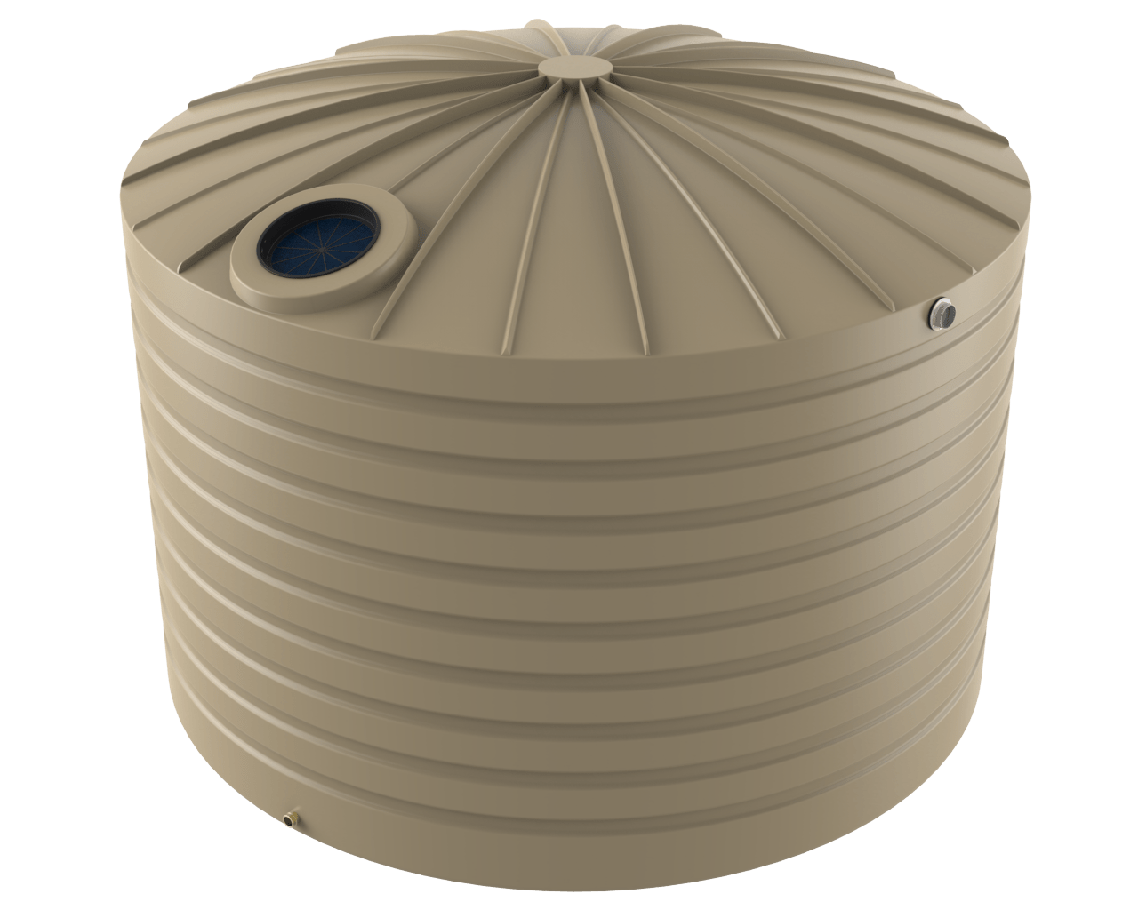 25000 Litre Domed Round Water Tank - Bushman Tanks