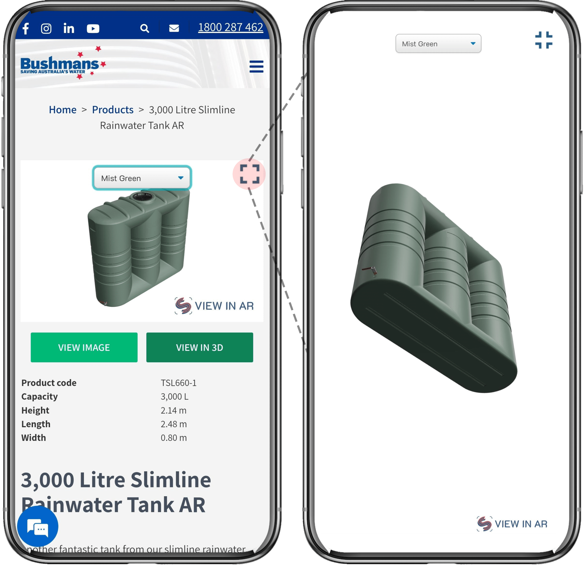 Bushmans 3D & Augmented Reality Water Tanks