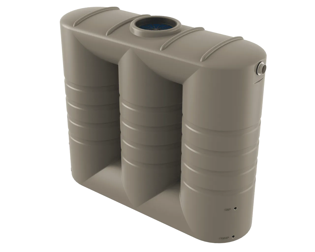 3,000L (660 Gal) Bushmans Slimline Poly Rainwater Tank - Bushman Tanks