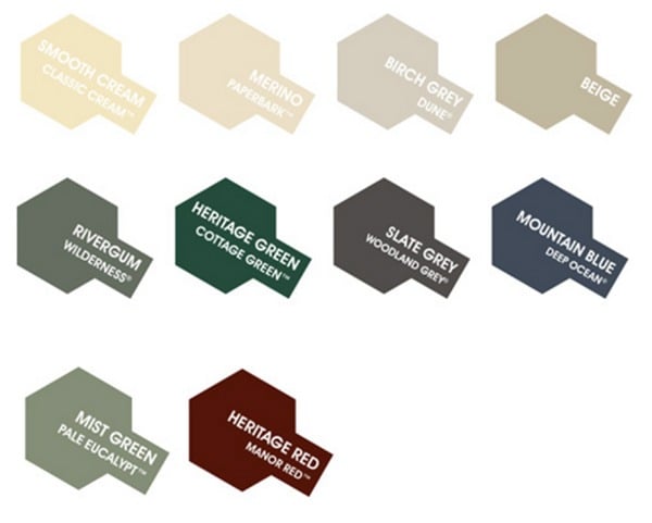 Bushmans OzPoly Colour Range | Bushmans OzPoly Water Tanks