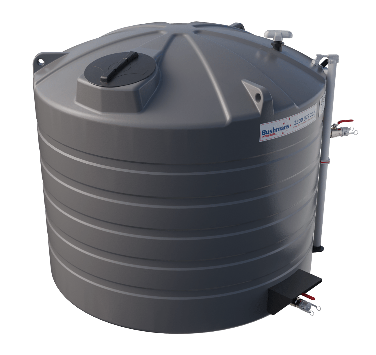 Poly Diesel Tanks with Pump & Storage Options | Bushmans